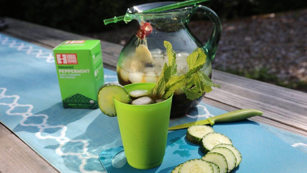 Cucumber Peppermint Iced Tea - Camino | Canadian Fair Trade & Organic ...
